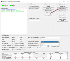 GX-Force Firmware Update | RKI Instruments